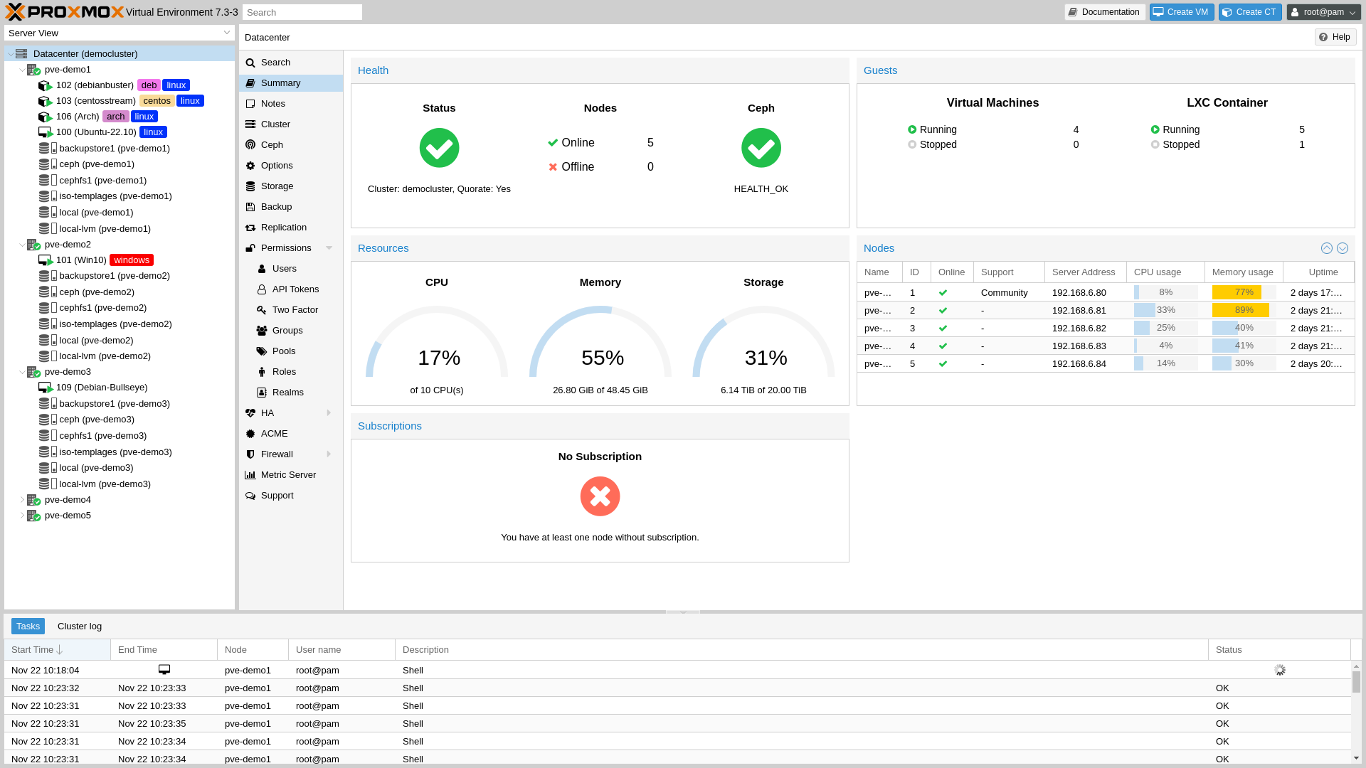 Proxmox VE 7.3 ist jetzt verfügbar Proxmox VE 7.3 ist jetzt verfügbar